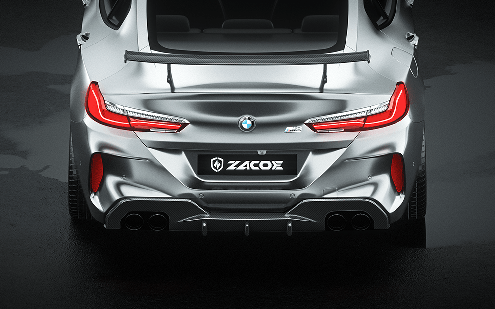 ZACOE Rear Wing Carbon Fiber - BMW M8 F92 / F93