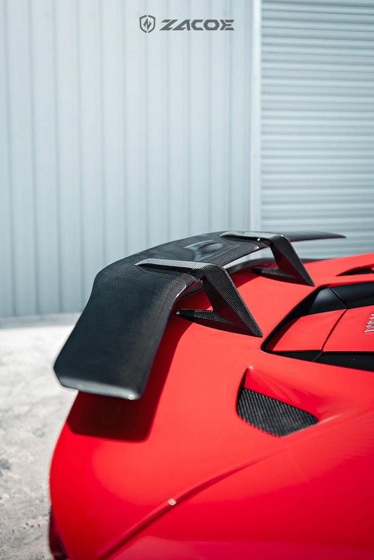 ZACOE Rear Wing Carbon Fiber - Ferrari F8 Tributo / F8 Spider
